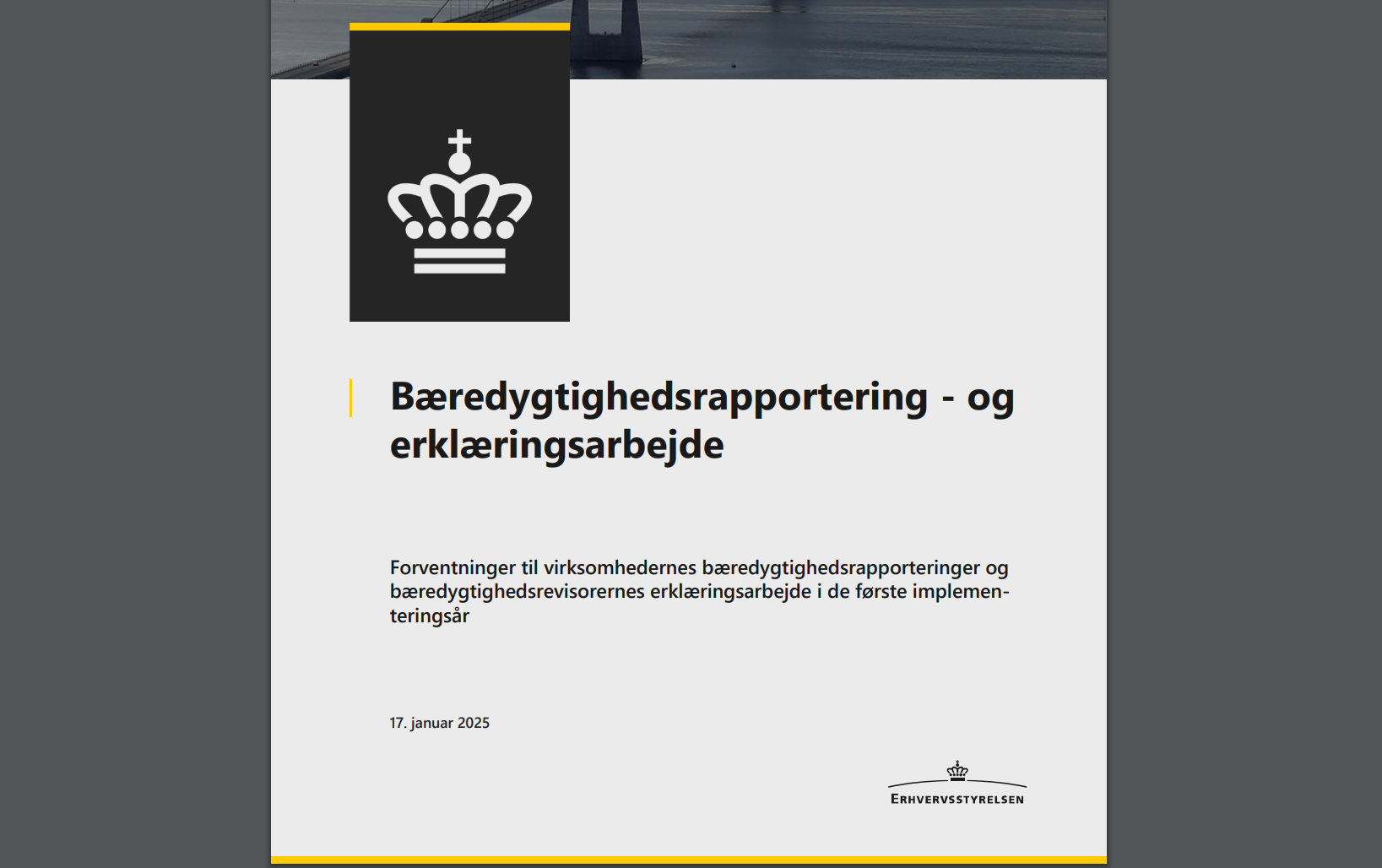 Erhvervsstyrelsen har ingen forventning om perfektion i de første år ...